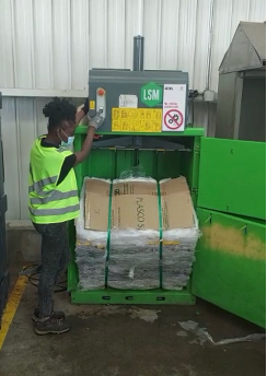 Waste baler installation improves beverage manufacturer sustainability